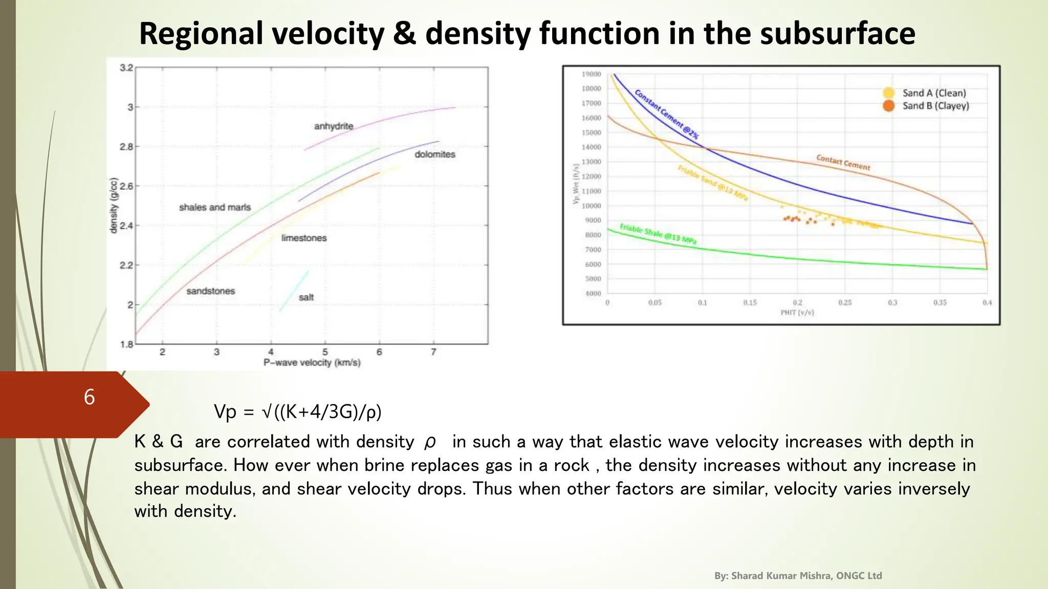 Seismic Velocity Anomaly And Interpretation Pptx Physics Science