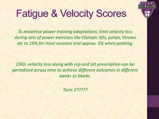 Velocity based training | PPTX