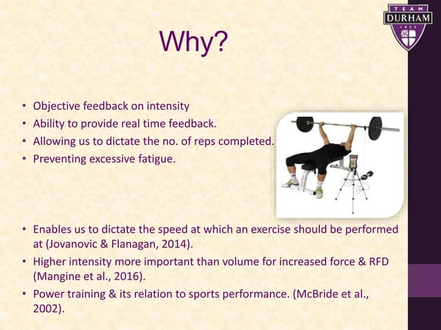 Velocity based training | PPTX | Weightlifting | Sports