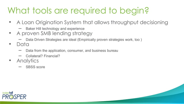 Velocity in Small Business - Auto Decisioning | PPT