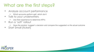 Velocity in Small Business - Auto Decisioning | PPT