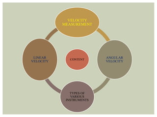 Various Velocity measuring instruments, LINEAR AND ANGULAR | PPTX | Track and Field | Sports