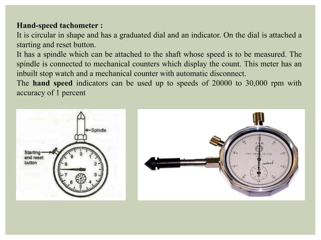 Various Velocity measuring instruments, LINEAR AND ANGULAR | PPTX ...