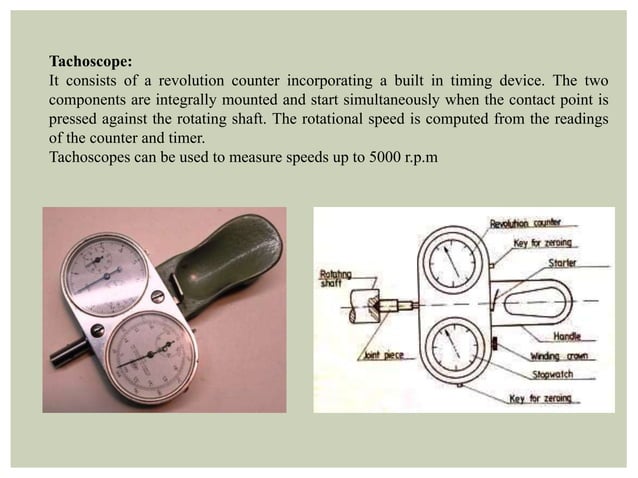 Various Velocity measuring instruments, LINEAR AND ANGULAR | PPTX ...