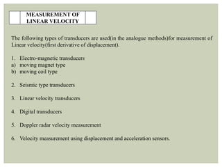 Various Velocity measuring instruments, LINEAR AND ANGULAR | PPTX | Track and Field | Sports