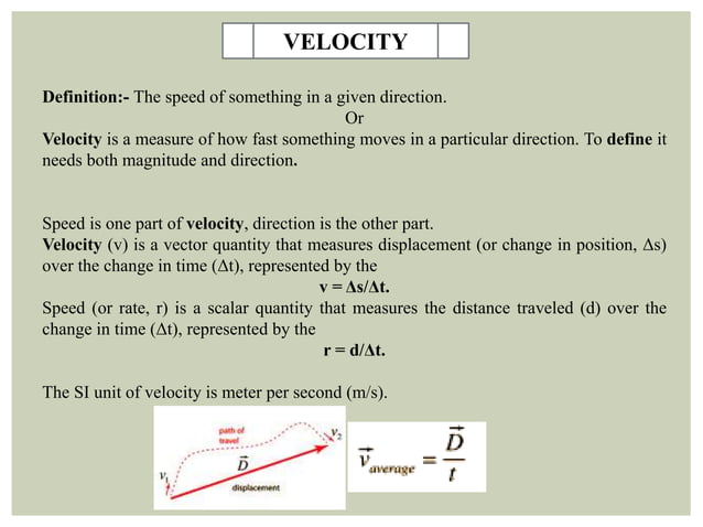 Various Velocity measuring instruments, LINEAR AND ANGULAR