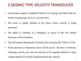 Velocity measurements | PPTX