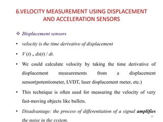 Velocity measurements | PPTX