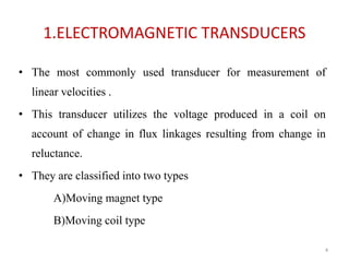 Velocity measurements | PPTX