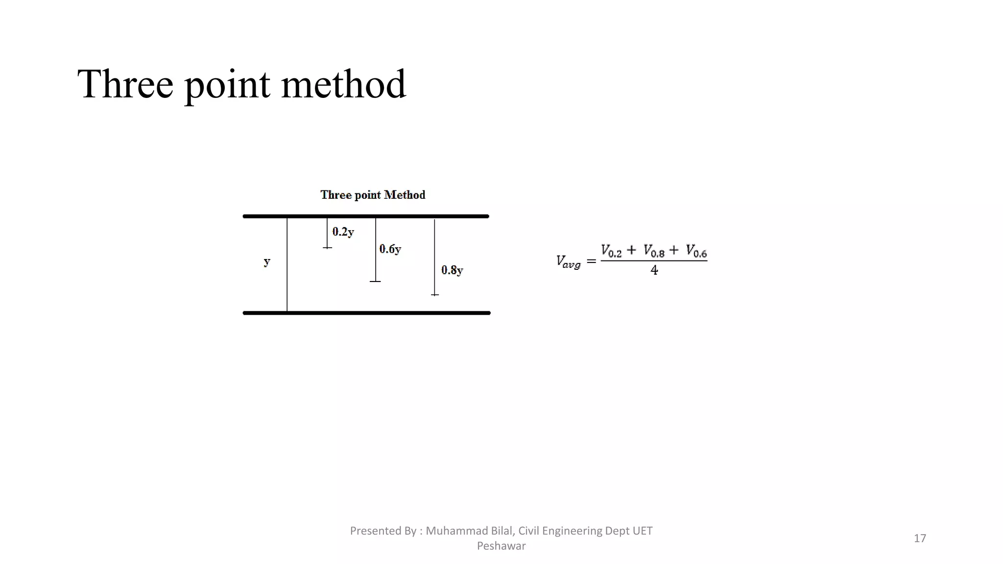 Velocity Measurement Using Current Meter Pdf Physics Science