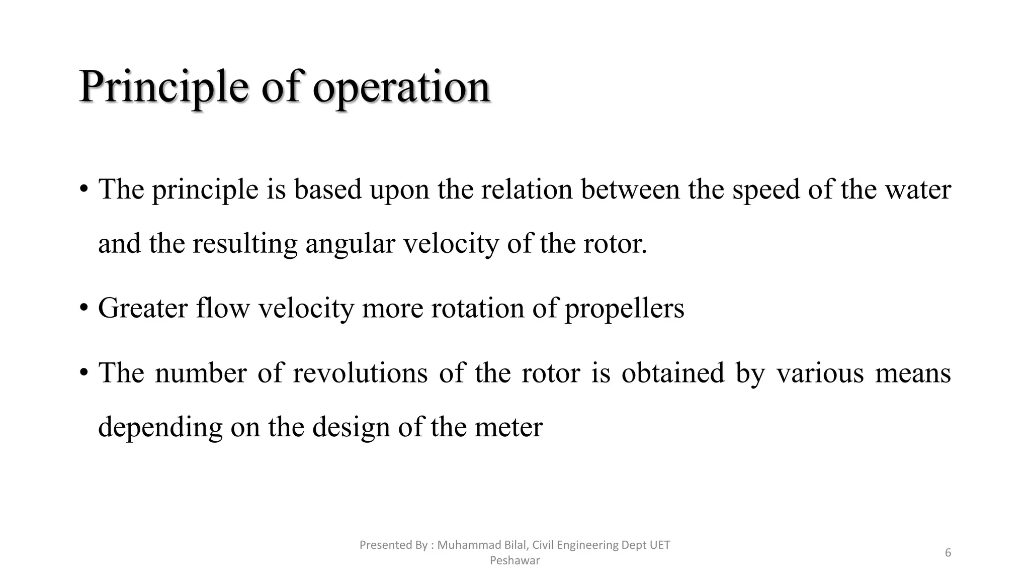 Velocity measurement using current meter | PDF