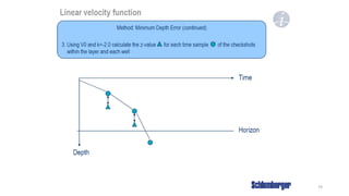 Velocity model building in Petrel | PDF