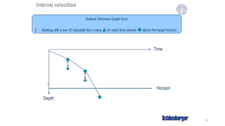 Velocity model building in Petrel | PDF