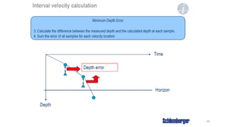 Velocity model building in Petrel | PDF