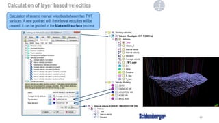 Velocity model building in Petrel | PDF