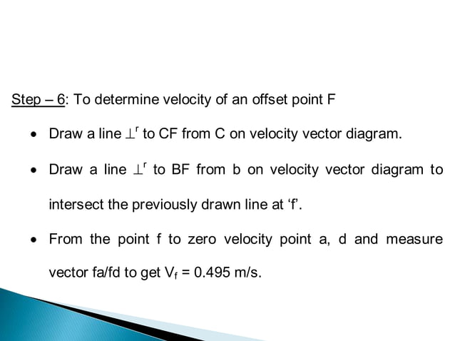 Velocity of mechasnism_by_graphical | PPTX | Physics | Science