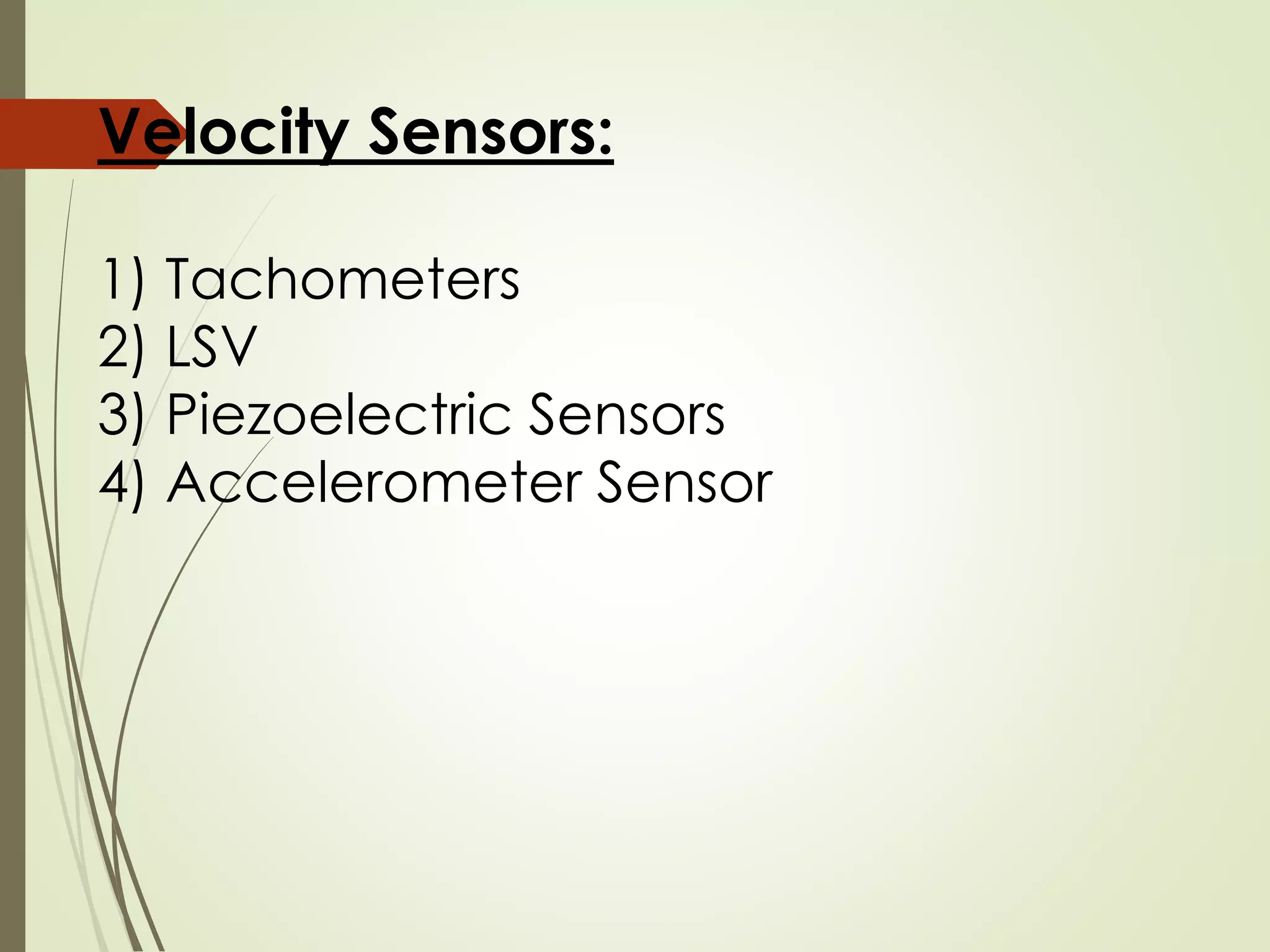 Velocity sensors in_robotics | PPTX