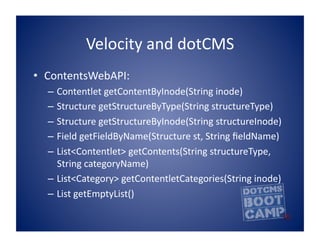 Velocity tips and tricks | PPT
