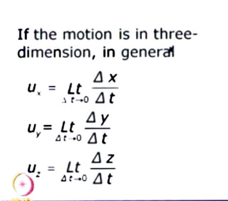 Physics Velocity transformation msc 2nd year | PDF