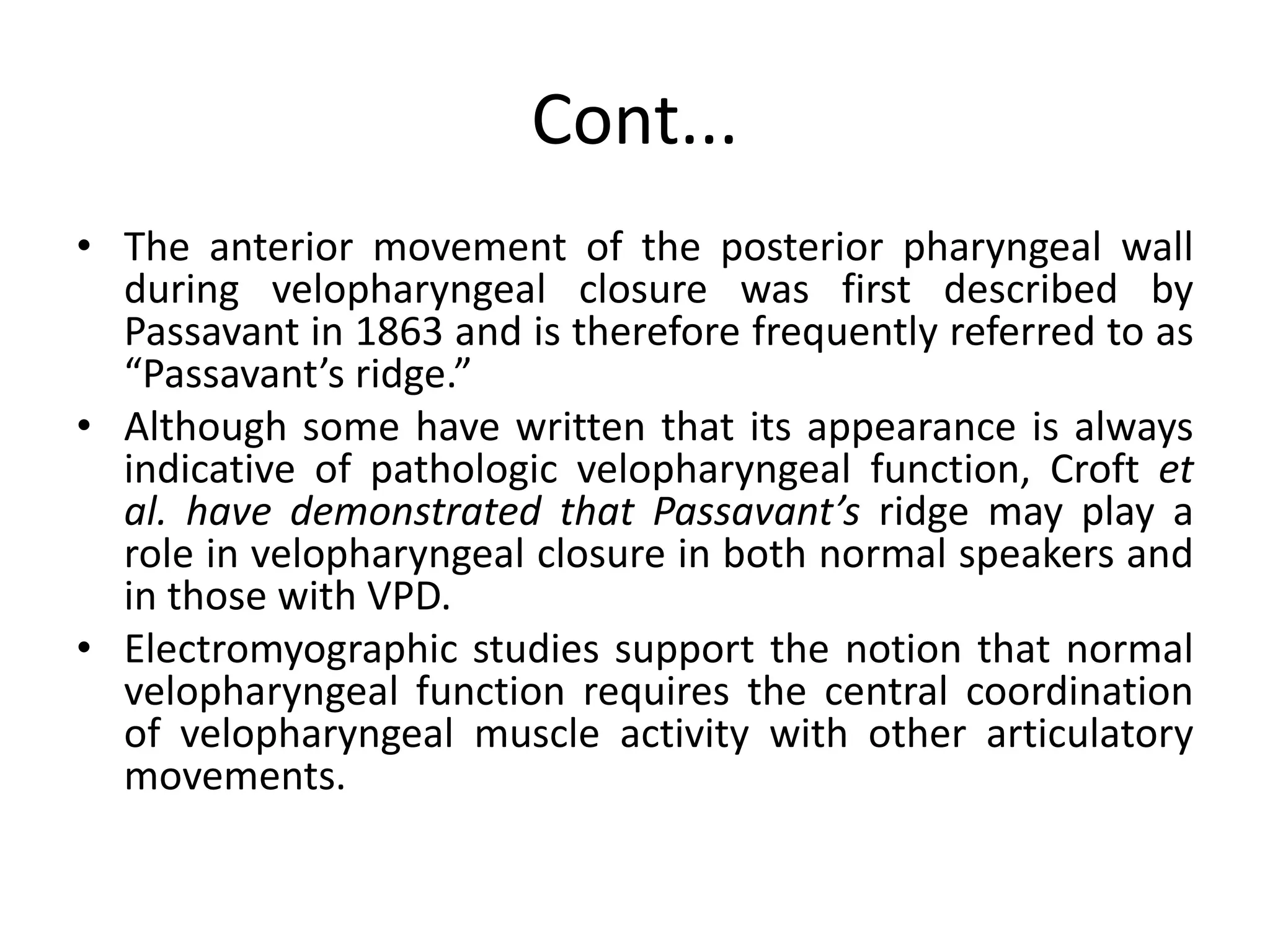 Velopharyngeal dysfunction | PPTX