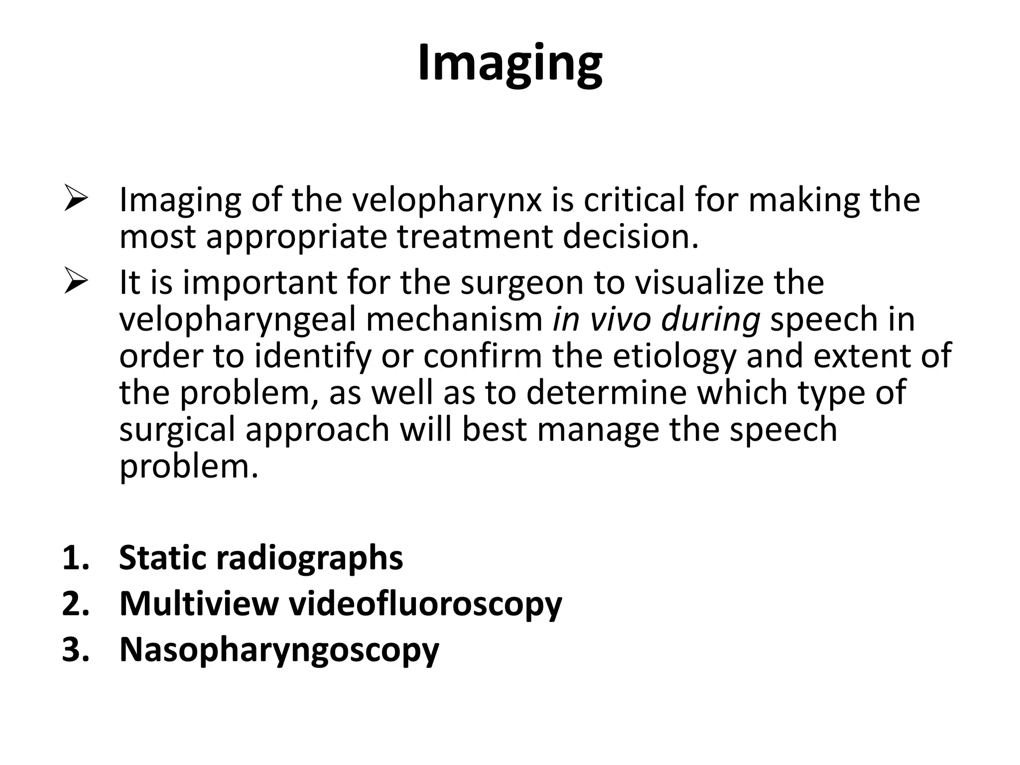 Velopharyngeal dysfunction | PPTX