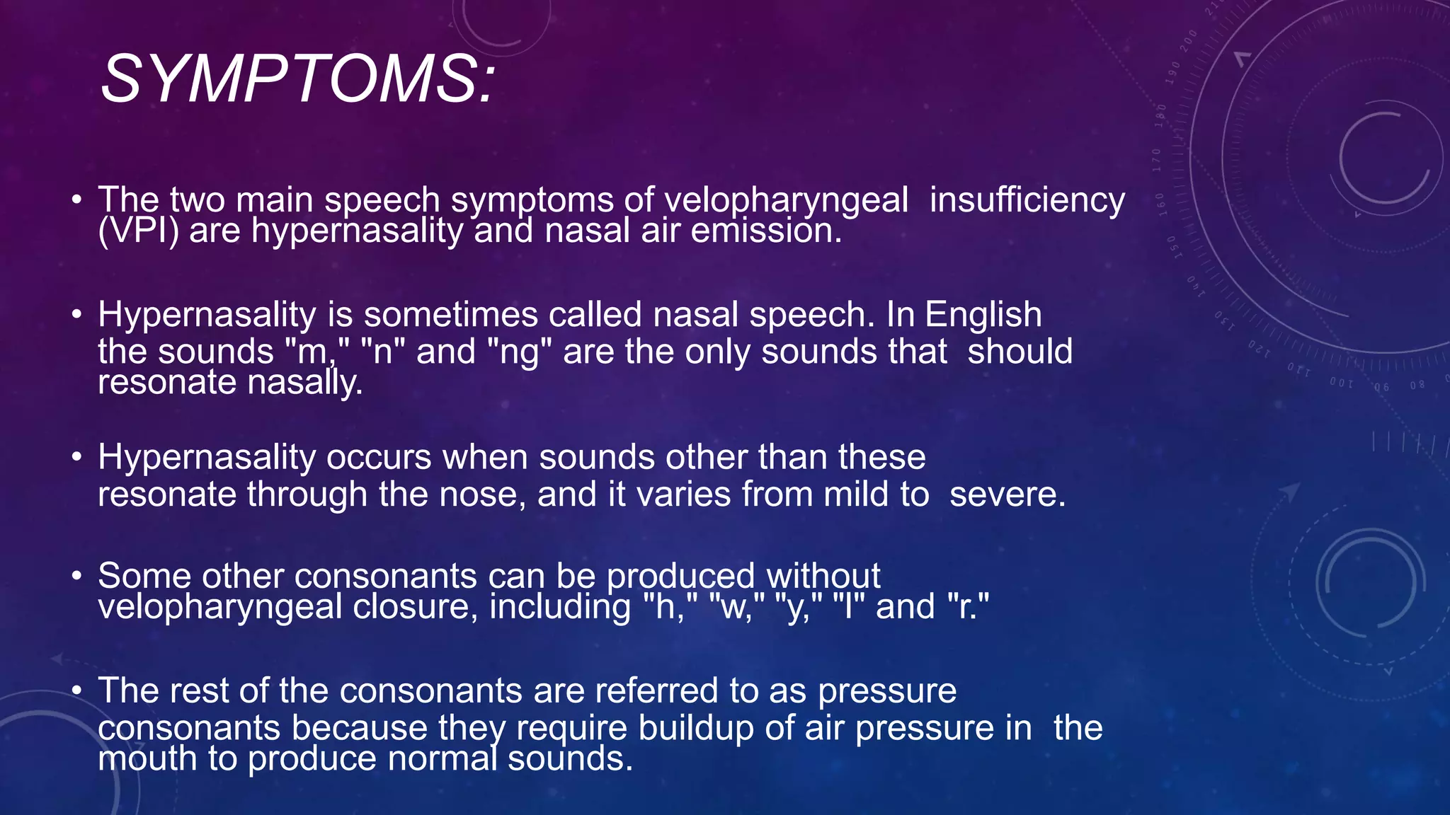 Velopharyngeal dysfunction | PPTX