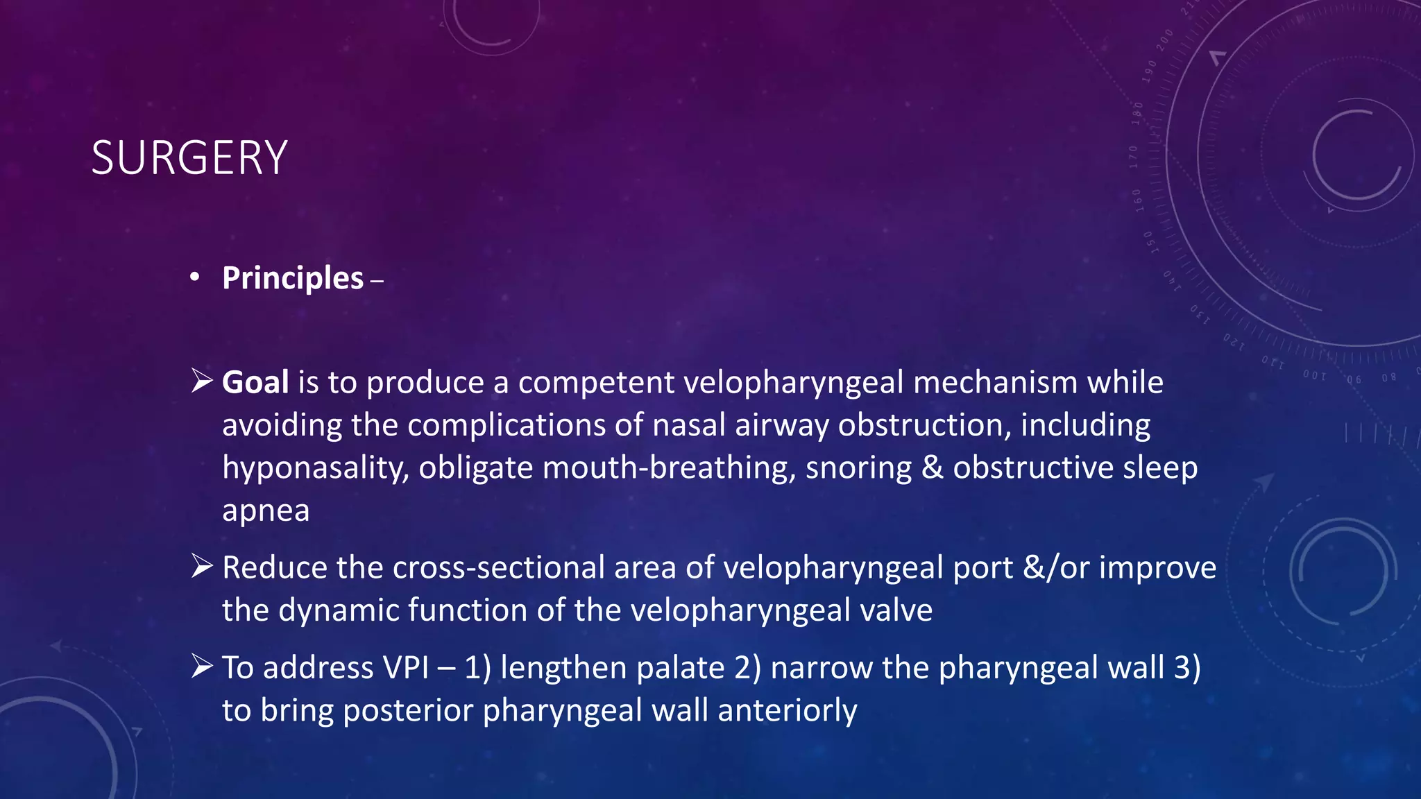 Velopharyngeal dysfunction | PPTX