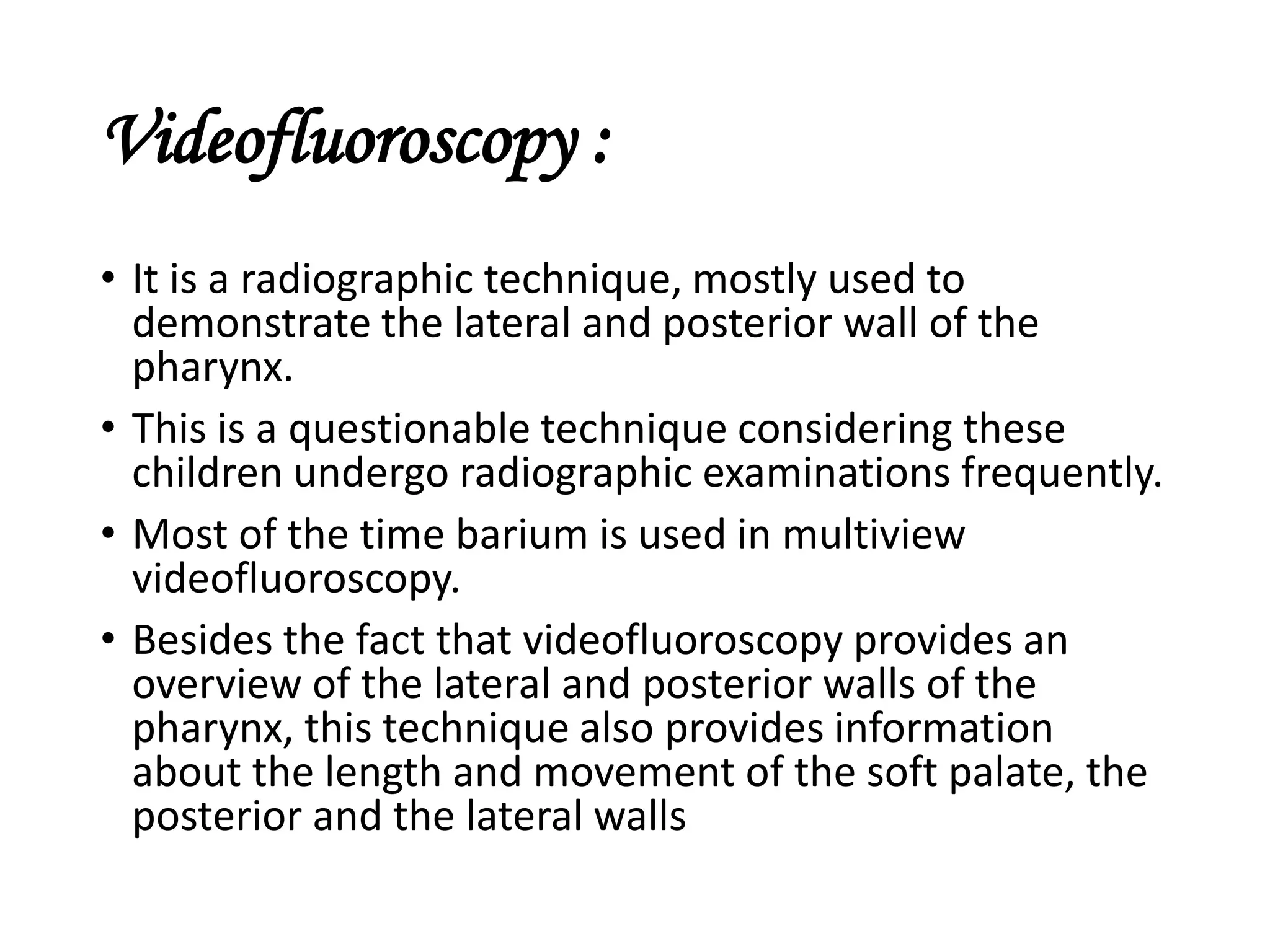 Velopharyngeal insufficiency parag | PPTX