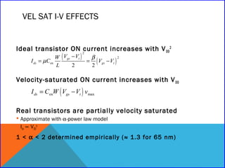 Velosity saturation | PPT