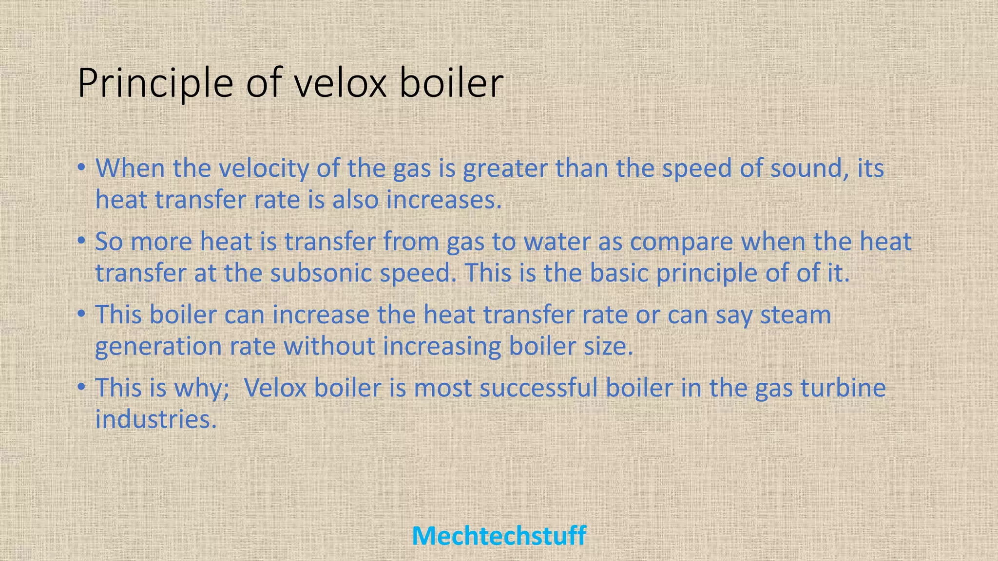 Velox boiler | PPT