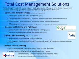 Velstar Company Overview 06.2011