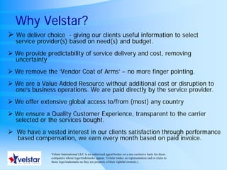 Velstar Company Overview 06.2011