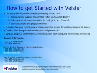 Velstar Company Overview 06.2011