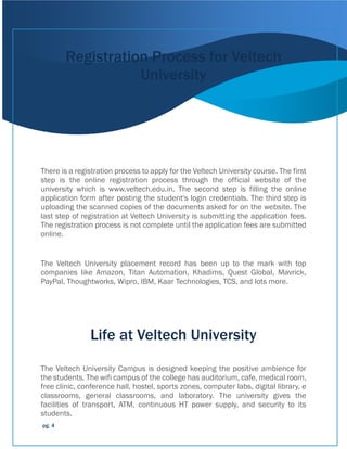 VELTECH UNIVERSITY | PDF