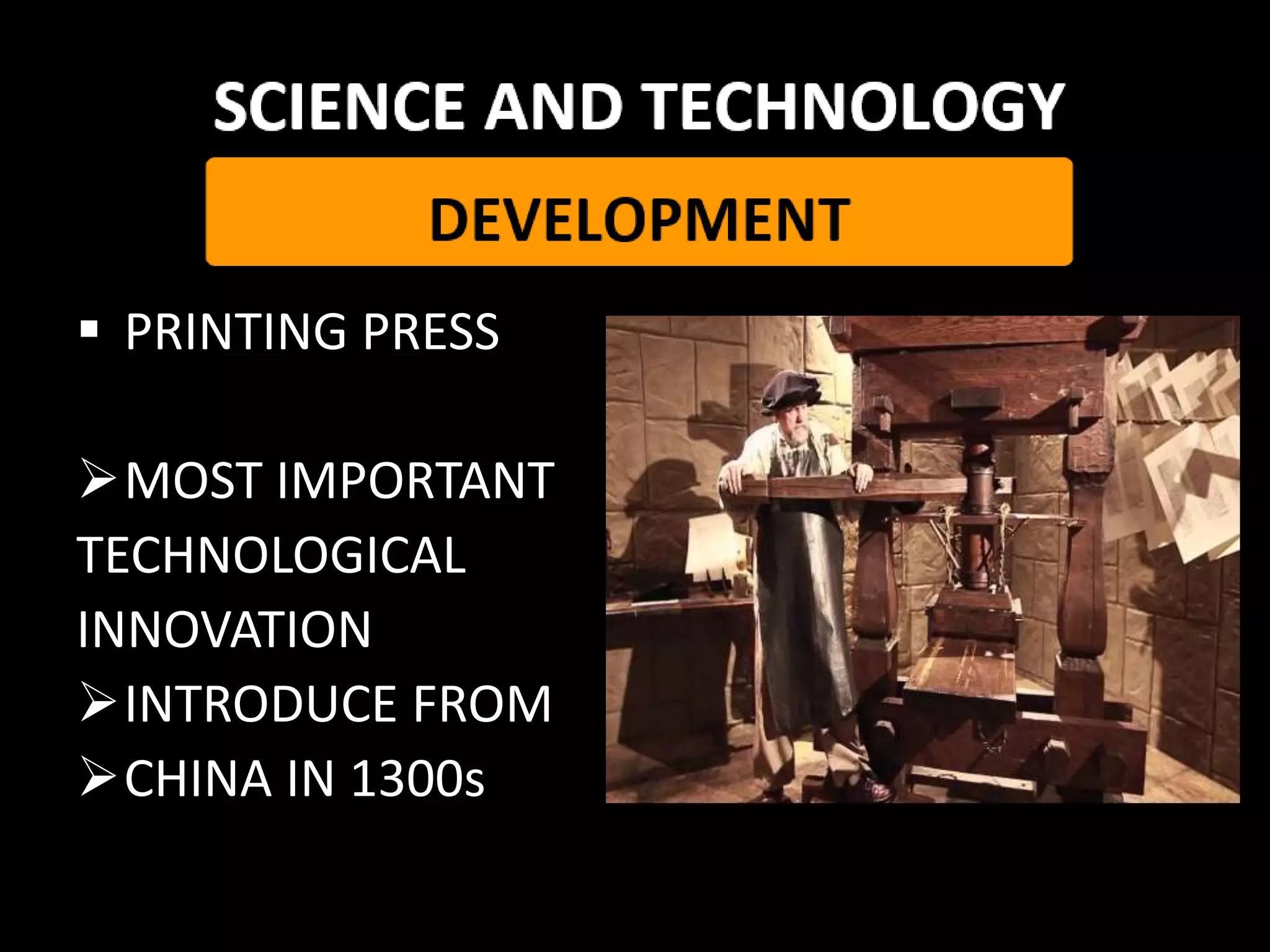 The Advance of science and technology during renaissance | PPTX