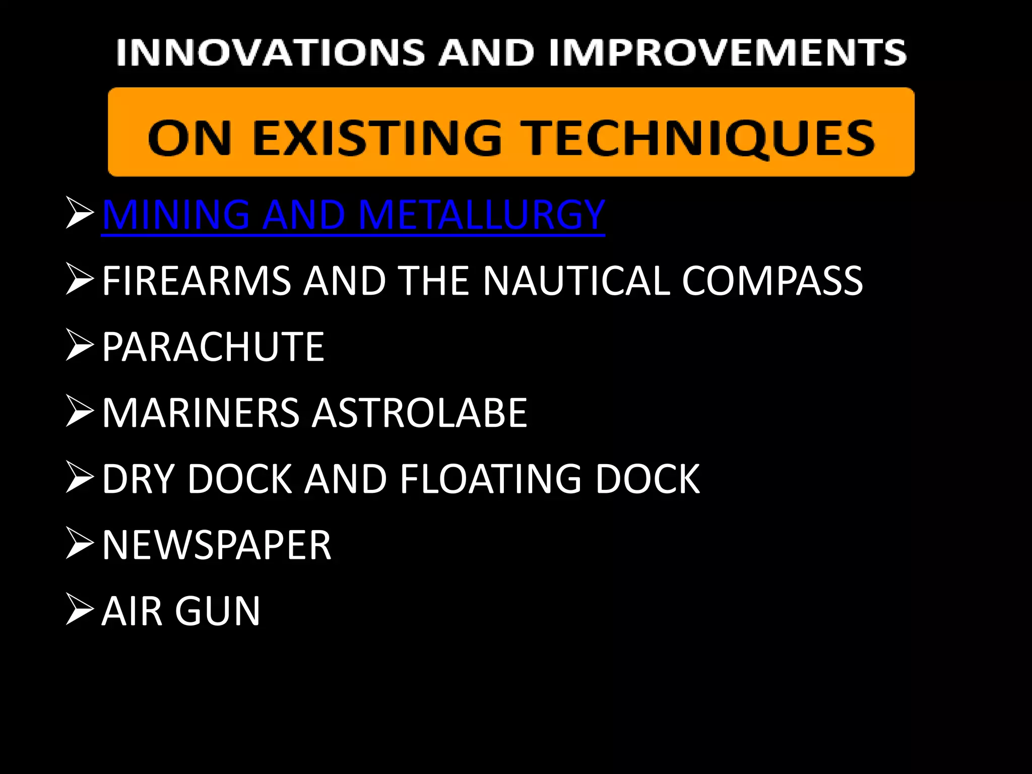 The Advance of science and technology during renaissance | PPTX