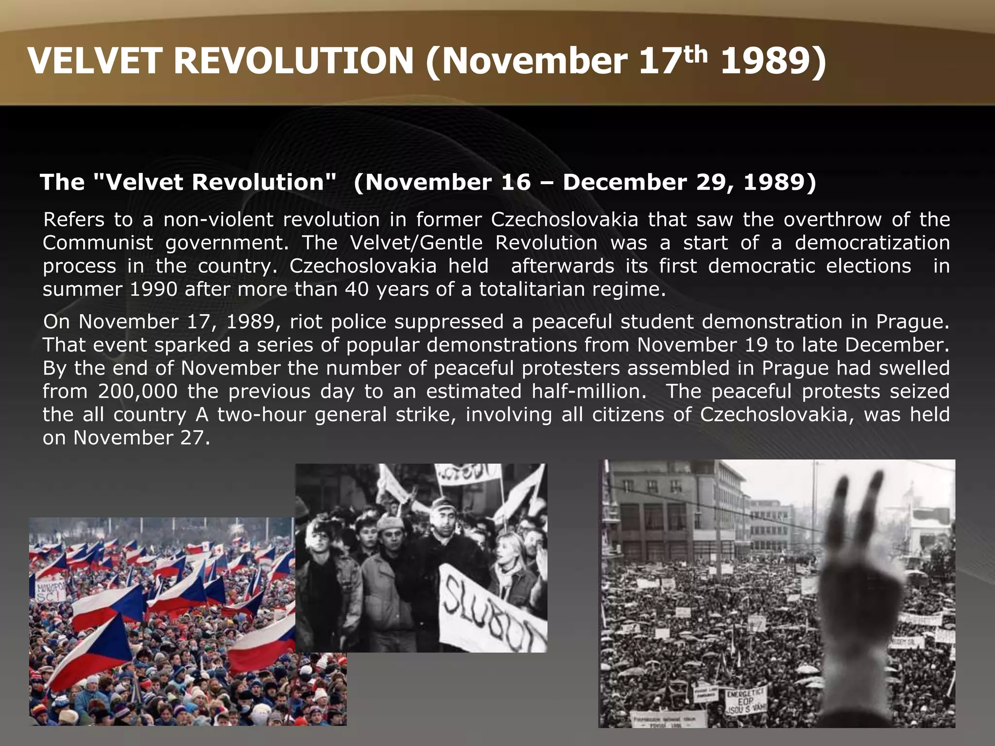 Velvet Revolution Party 2010 | PDF