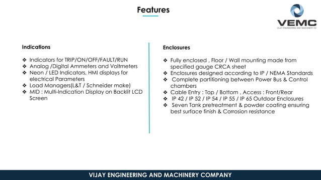 VEMC Control Panels | PPT