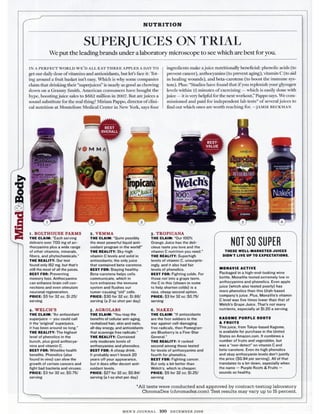 Vemma Liquid Nutrition Comparison | PDF