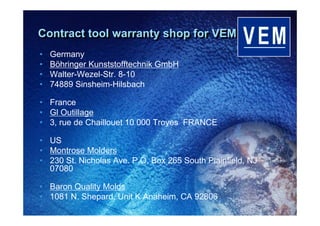 VEM Tooling Company | PPT