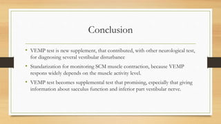 VEMP (PPT) Dr.dr.HR Yusa Herwanto, MKed(ORL-HNS), Sp.THTKL(K) | PPTX