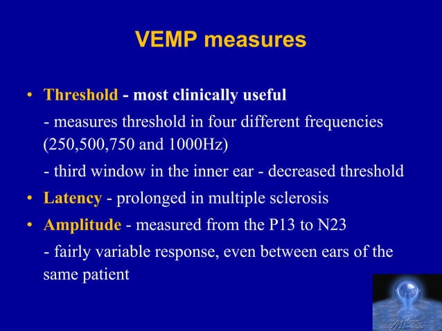 VEMP | PDF | Brain and Nervous System Disorders | Diseases and Conditions