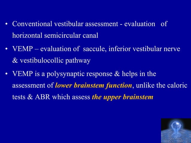 VEMP | PDF | Brain and Nervous System Disorders | Diseases and Conditions