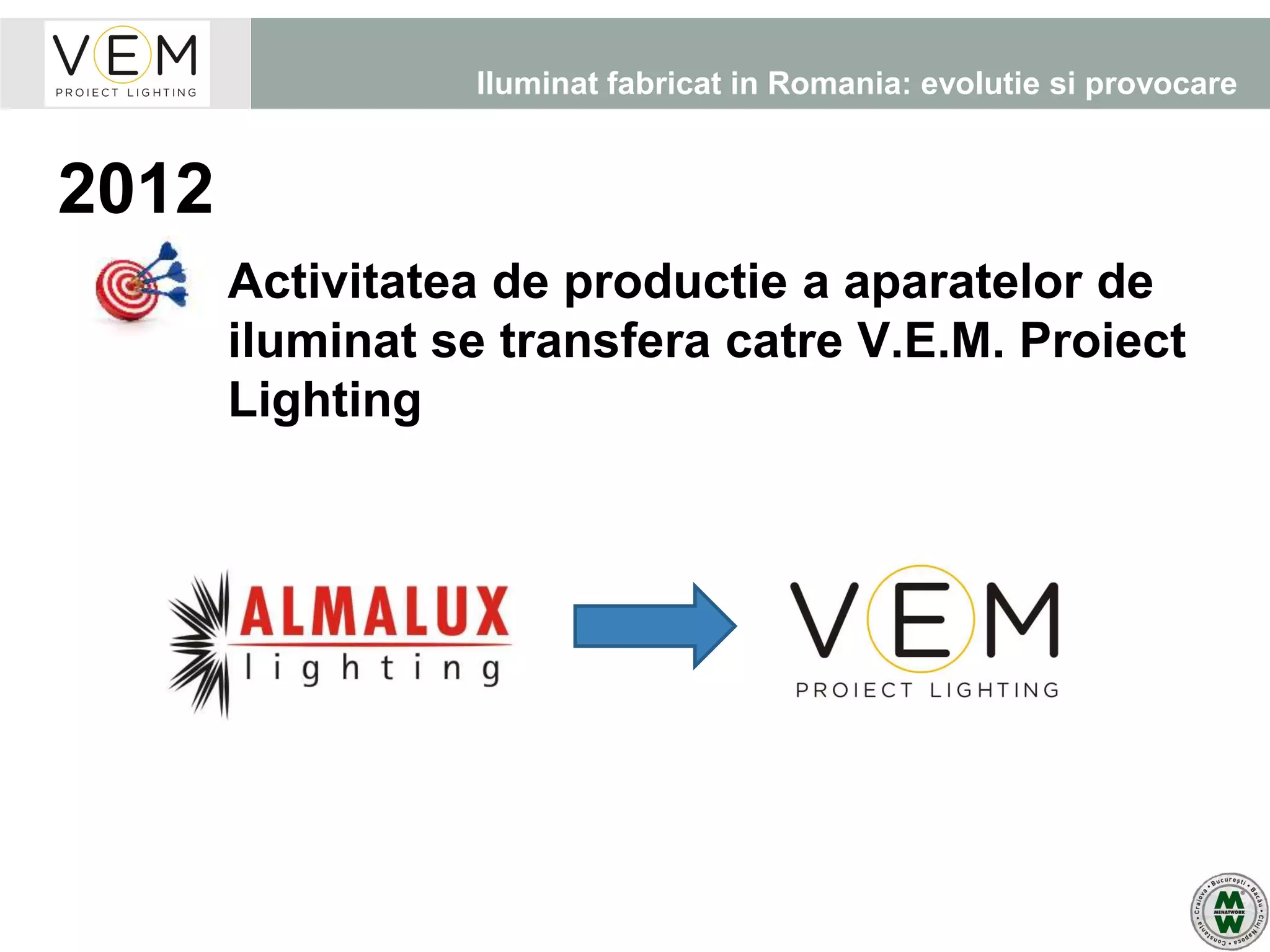 Vem proiect lighting iluminat profesional | PPT