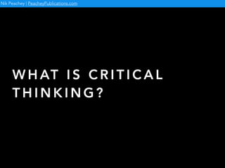 Exploiting Infographics - Developing Critical Thinking | PDF