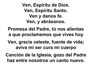 Ven espiritu-de-dios-ven-esp.-santo | PPS