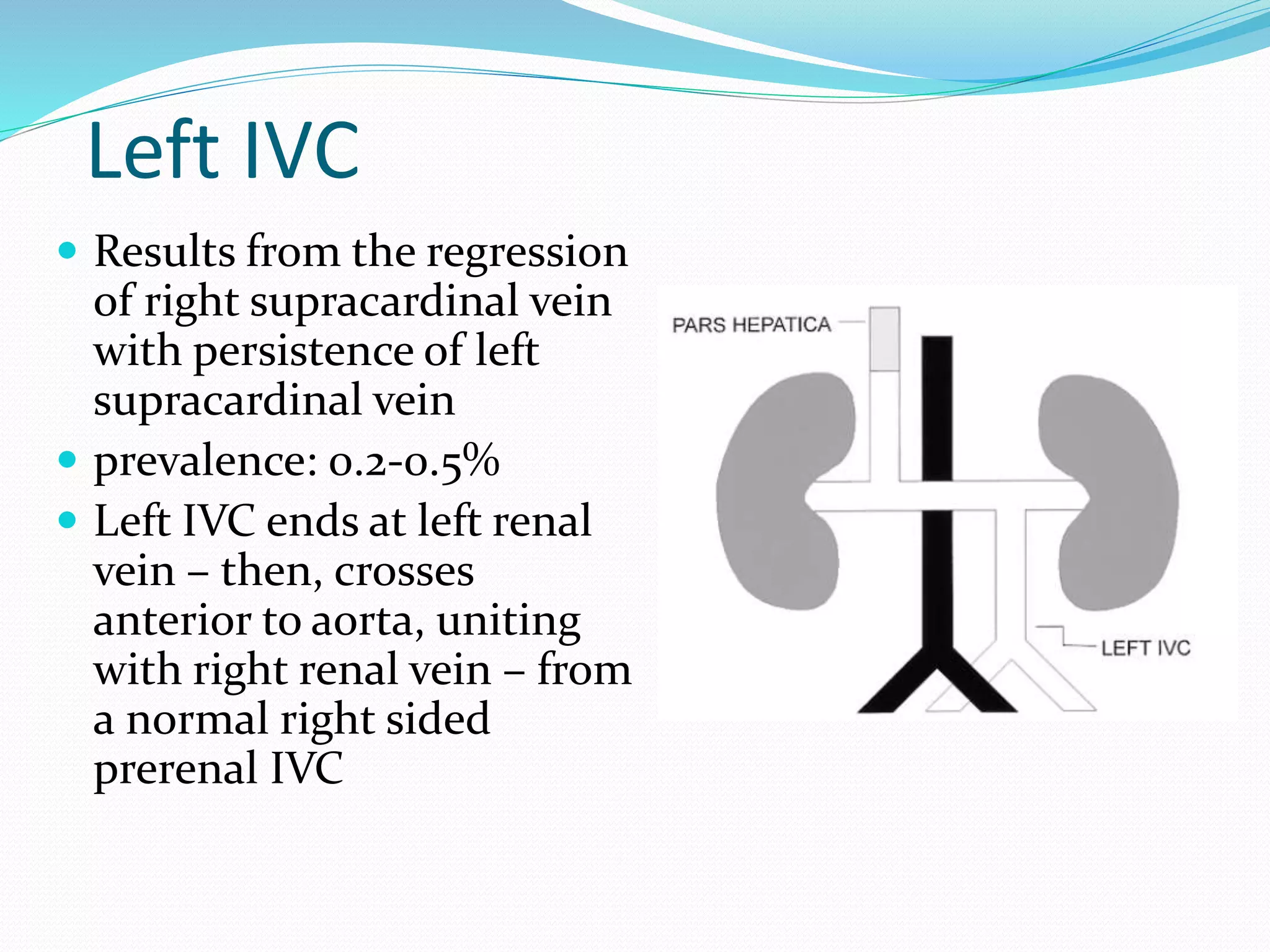 Vena cava anatomy and variants | PPTX