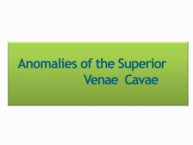 Vena cava anatomy and variants | PPTX | Pregnancy | Reproductive Health