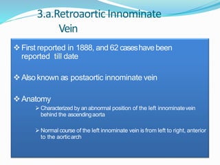 Vena cava anatomy and variants | PPTX