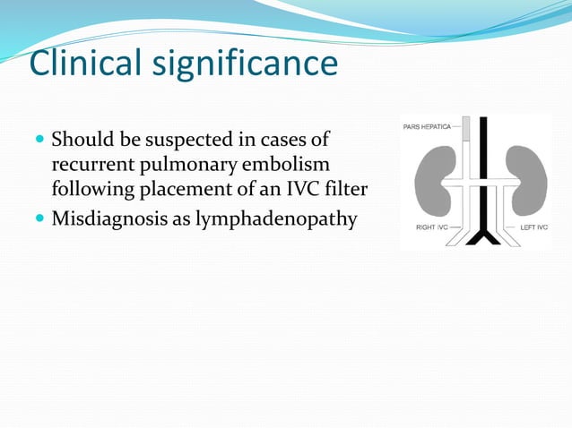 Vena cava anatomy and variants | PPTX | Pregnancy | Reproductive Health